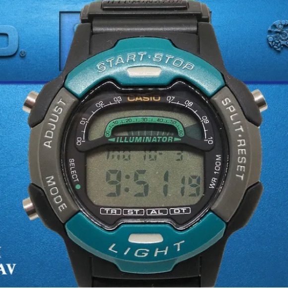 Casio | Accessories | Vintage Casio W729hb3a2 Illuminator Qw822 Wr328 ...